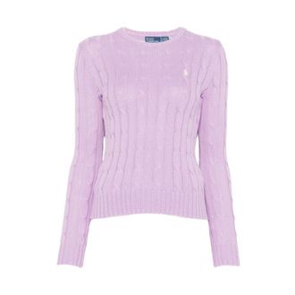Polo Ralph Lauren Femme, Pulls, Violet, Taille: 44 FR Pulls &agrave; col rond
