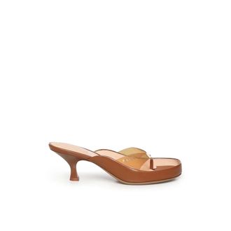 Chlo&eacute; Femme, Chaussures, Brun, Taille: 41 EU Junie Heeled Mules