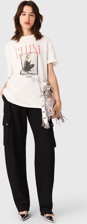 Maje X Céline-dion-t-shirt - Weiß - Maje