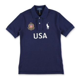 Polo Ralph Lauren Big Pony Cotton Mesh Polo - - Tops - Herren - Blau - XL