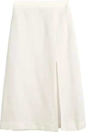 GANT jupe mi-longue fendue - Blanc