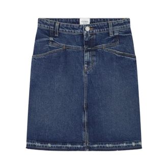 Closed Stover-X Skirt - Femme - Jupes - Bleu - Taille: W28
