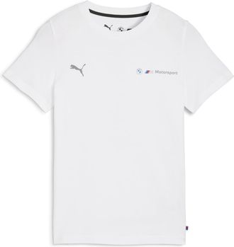 Puma Unisex Kinder BMW MMS Kids ESS Logo Tee 2 T-Shirts, weiß, 110