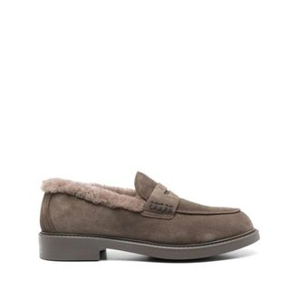Doucal's L&auml;ssige graue Loafer mit Gummisohle - - Shoes - Damen - Grau - 36 EU