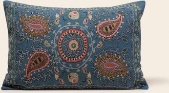 Madura Housse De Coussin Mandana Indigo - BLEU