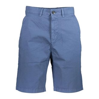 North Sails Homme, Shorts, Bleu, Taille: W33 Shorts Bermuda Bleu avec Logo