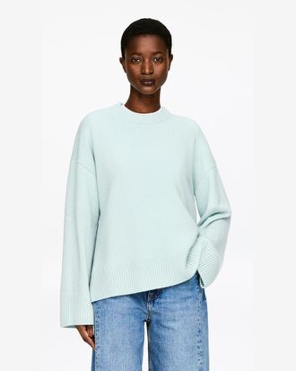 Arket Oversize-Pullover Aus Reinem Kaschmir -T&uuml;rkis