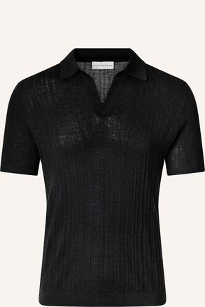 Kiefermann Kiefermann Strick-Poloshirt Bortiso Aus Merino schwarz