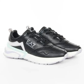 Emporio Armani Stylische Moon Training Sneakers - - Shoes - Damen - Schwarzk - 35 EU
