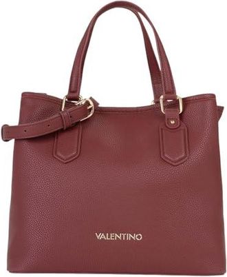 Valentino sac à épaule Brixton Shopping Bordeaux rouge foncé