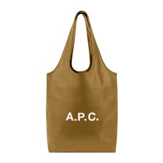 A.P.C. Gr&uuml;ne Tote Tasche mit Gro&szlig;en Griffen - - Bags - Damen - Gr&uuml;n - ONE SIZE
