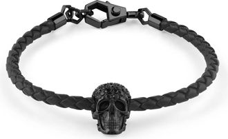 Philipp Plein Armb&auml;nder - Armband Plein Elite - Gr. EINHEITSG - in Schwarz - f&uuml;r Damen