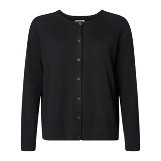 Lind Femme, Pulls, Noir, Taille: 46 FR Karina Cardigan