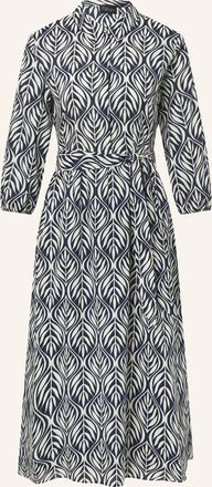 s.Oliver Black Label S.Oliver Black Label Hemdblusenkleid Mit 3/4-Arm blau