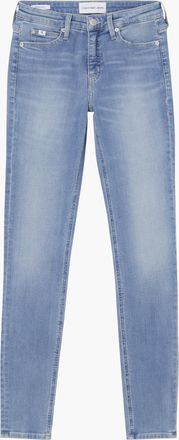 Calvin Klein Jeans Calvin Klein Damen Jeans Hose Mid Rise Skinny Fit, Blau (Denim Light), 34W/30L