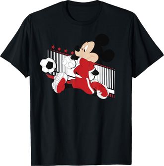 Disney Mickey Mouse Swiss Soccer Uniform Portrait T-Shirt