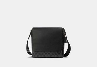 Coach Houston Kuriertasche Aus Charakteristischem Canvas