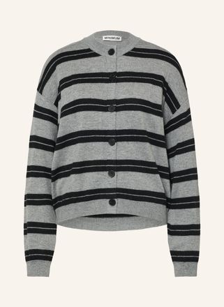 Minimum Strickjacke Assiana Mit Merinowolle grau