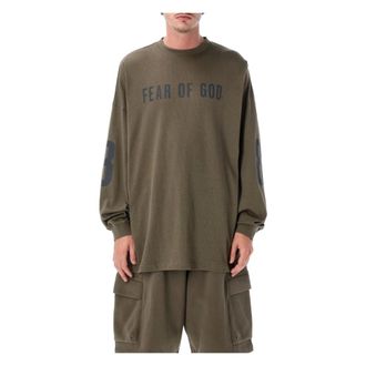 Fear of God Homme, Tops, Vert, Taille: XL Merch Long Sleeve Tee 8