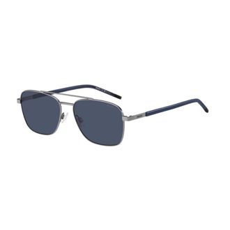 HUGO BOSS Homme, Accessoires, Gris, Taille: ONE Size Lunettes de soleil &agrave; monture m&eacute;tallique avec protection UV