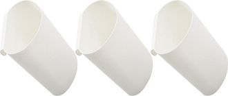 BESPORTBLE 3 St&uuml;ck Teiliges H&auml;ngende Aufbewahrungseimer aus Robustem Kunststoff Platzsparender Organizer f&uuml;r Servierwagen und Einkaufswagen Vielseitig Nutzbar in