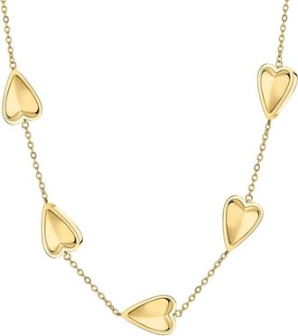 Liebeskind Liebeskind Berlin Halskette - Edelstahl Metal Heart - Gr. unisize - in Gold - f&uuml;r Damen
