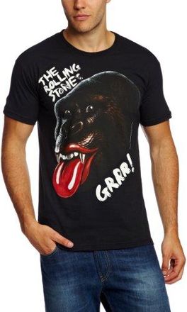 Bravado T-shirt Homme - The Rolling Stones - GRRR Gorilla, Noir (Black), FR: Large