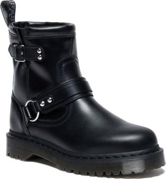 Dr. Martens Bottes de moto unisexes pour adulte, noir, 11 Women/10 Men