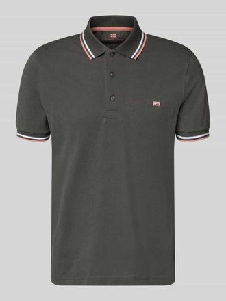 Christian Berg Regular Fit Poloshirt mit Kontraststreifen