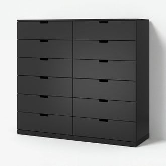 IKEA NORDLI Kommode mit 12 Schubladen