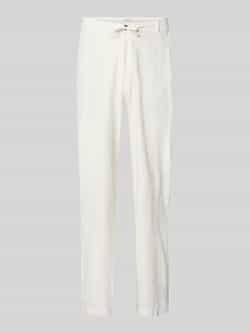 Selected Loose Fit Hose aus Baumwoll-Leinen-Mix Modell BRODY