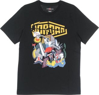 Nike Jordan Crew Sport T-Shirt - - Sport - Herren - Schwarzk - XL