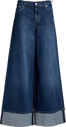 7 For All Mankind Femme, Jeans, Bleu, Taille: W26 Marie Wide Leg Jeans
