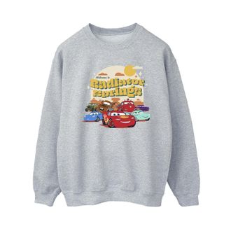 Disney Cars Radiator Springs Group Sweatshirt f&uuml;r Damen (Grau)