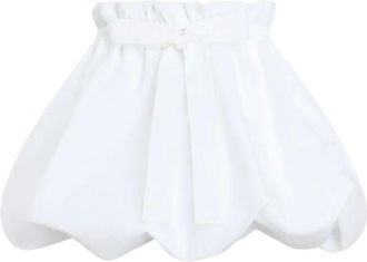 Patou Femme, Jupes, Blanc, Taille: 34 FR Tie-detail Gathered Skirt