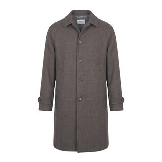 Circolo 1901 Manteau R.g.dyed Lava Vergine - Homme - Manteaux - Brun - Taille: XL