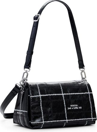 Desigual Schultertasche Umhängetasche Naron Mai-Tai Flap Bag Black schwarz