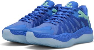 Puma Chaussures de basketball HALI 1 Unisexe, Accessoires, Bleu, 49.5