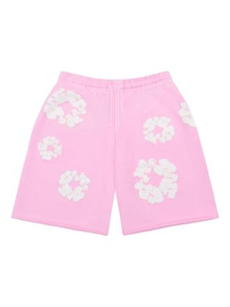 Denim Tears short The Cotton Wreath Black - Rose