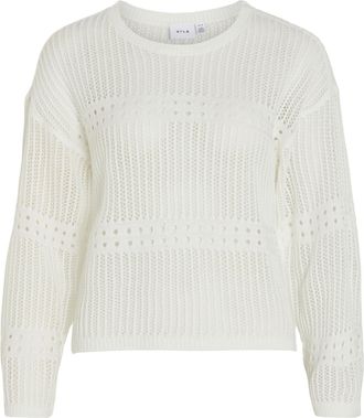 Vila VIJIFFY Open O-Neck L/S Knit TOP