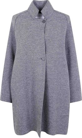 Harris Wharf London Manteau Au Genou - Gris
