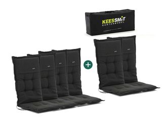 Madison New York 6er Hochleher Auflagen Set