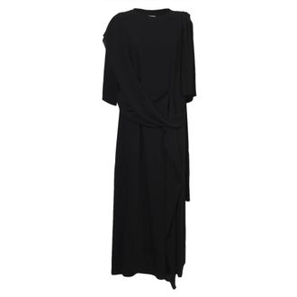 Maison Margiela Femme, Robes, Noir, Taille: 38 FR Layered Dress