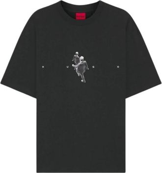 HUGO BOSS Homme, Tops, Noir, Taille: M Dwresto T-Shirt