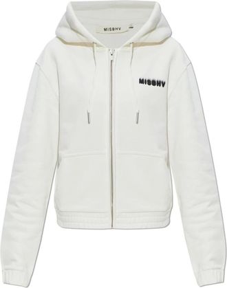 Misbhv Misbhv, Femme, Sweatshirts et sweats &agrave; capuche, Blanc, Taille: 40 FR SweaT-shirt &agrave; capuche