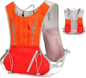Generico Wasserdichter Rucksack, Laufrucksack | Sportpaket mit reflektierendem Streifen, wasserdichter Trinkrucksack mit gro&szlig;er Kapazit&auml;t zum Campen