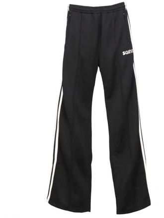 Saint Mxxxxxx pantalon de jogging à logo brodé - Noir