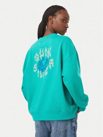 Quiksilver Sweatshirt Standard Crew EQWFT03188 Gr&uuml;n Regular Fit