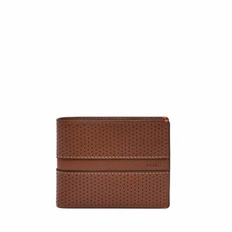 Fossil Herren Sport Tourer Reisezubehör-Bi-Fold-Brieftasche, Walnuss, 11.43 cm L x 1.91 cm W x 9.53 cm H