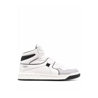 Valentino Garavani Studded Mid-Top Sneakers - - Shoes - Herren - Wei&szlig; - 42 EU
